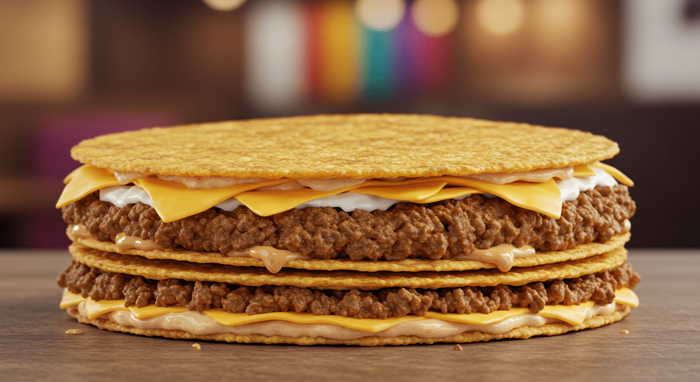 Taco Bell Stacker Price, Calories, Nutrition, Recipe, & Review - Taco ...