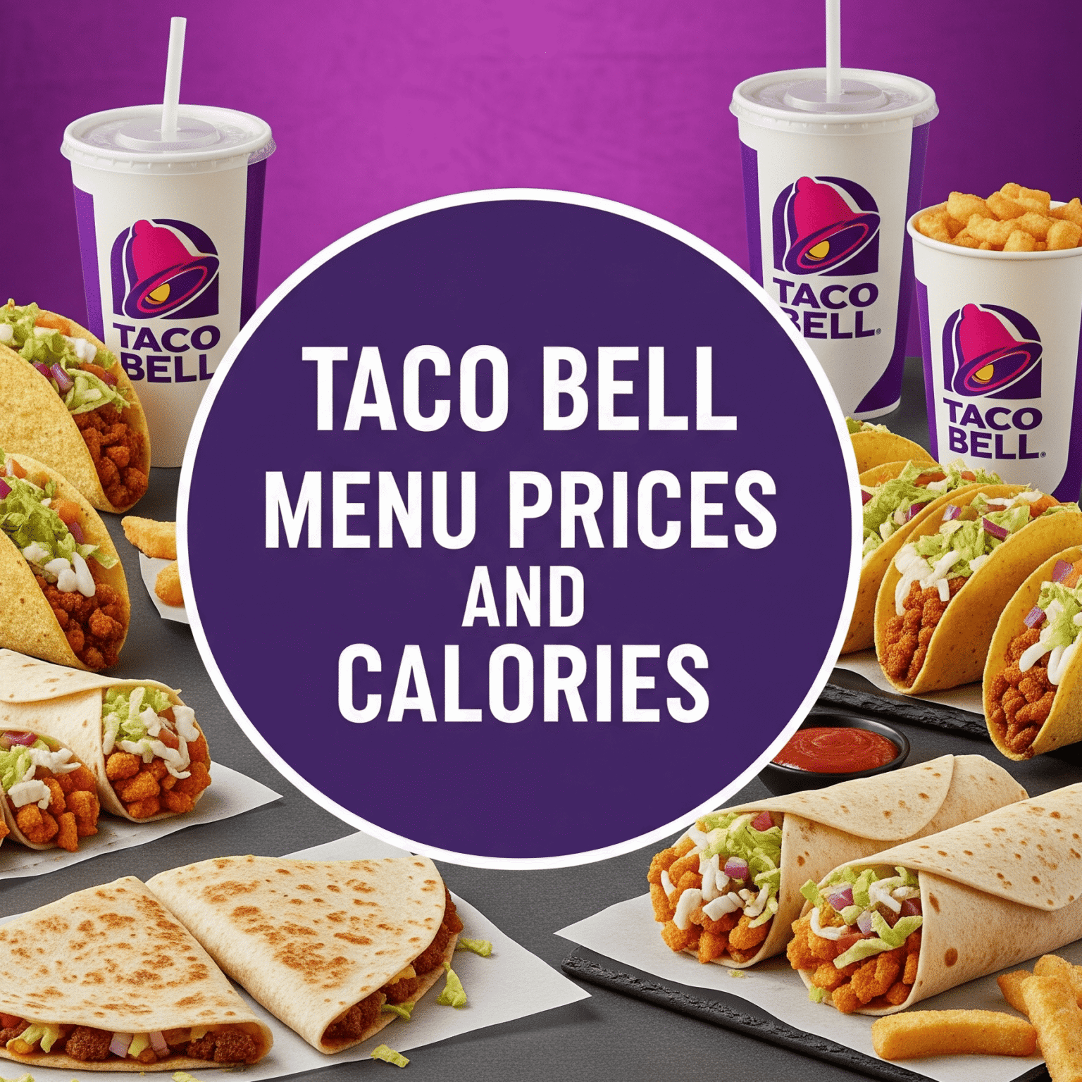 Taco Bell Menu Prices and Calories - Taco Bell Menu with Prices 2025